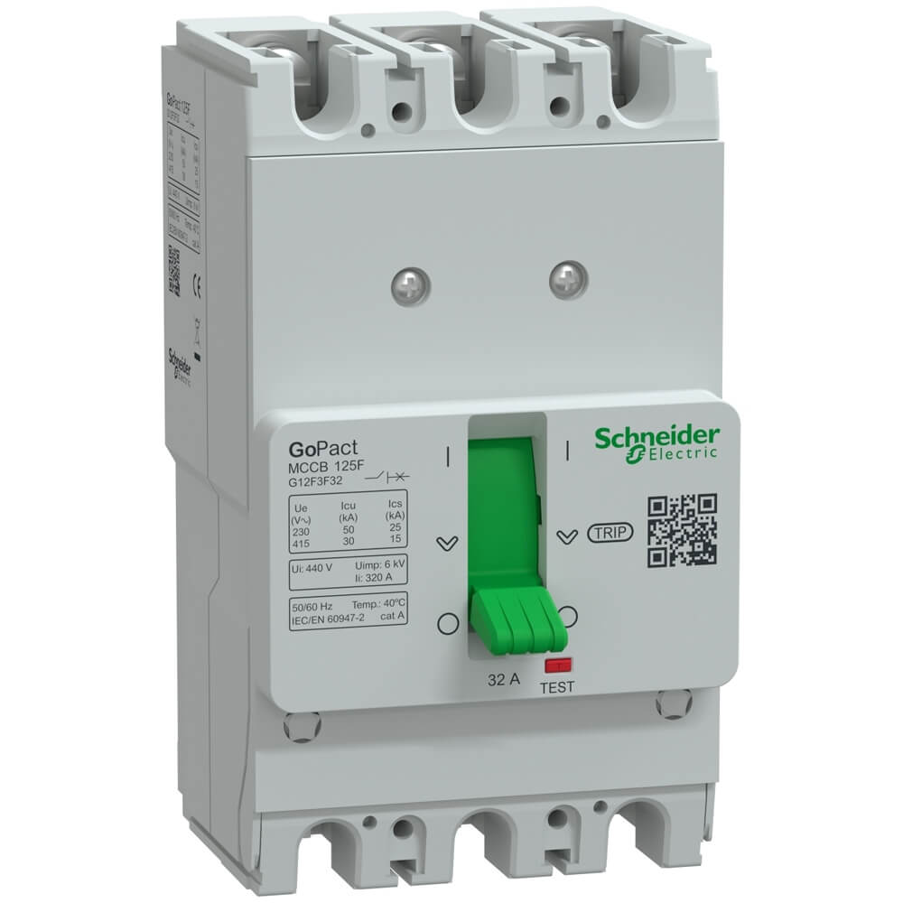 ឌីហ្សង់ទ័រ MCCB GoPact G12F3F32 3P 32A ទំនិញពិតតម្លៃល្អ